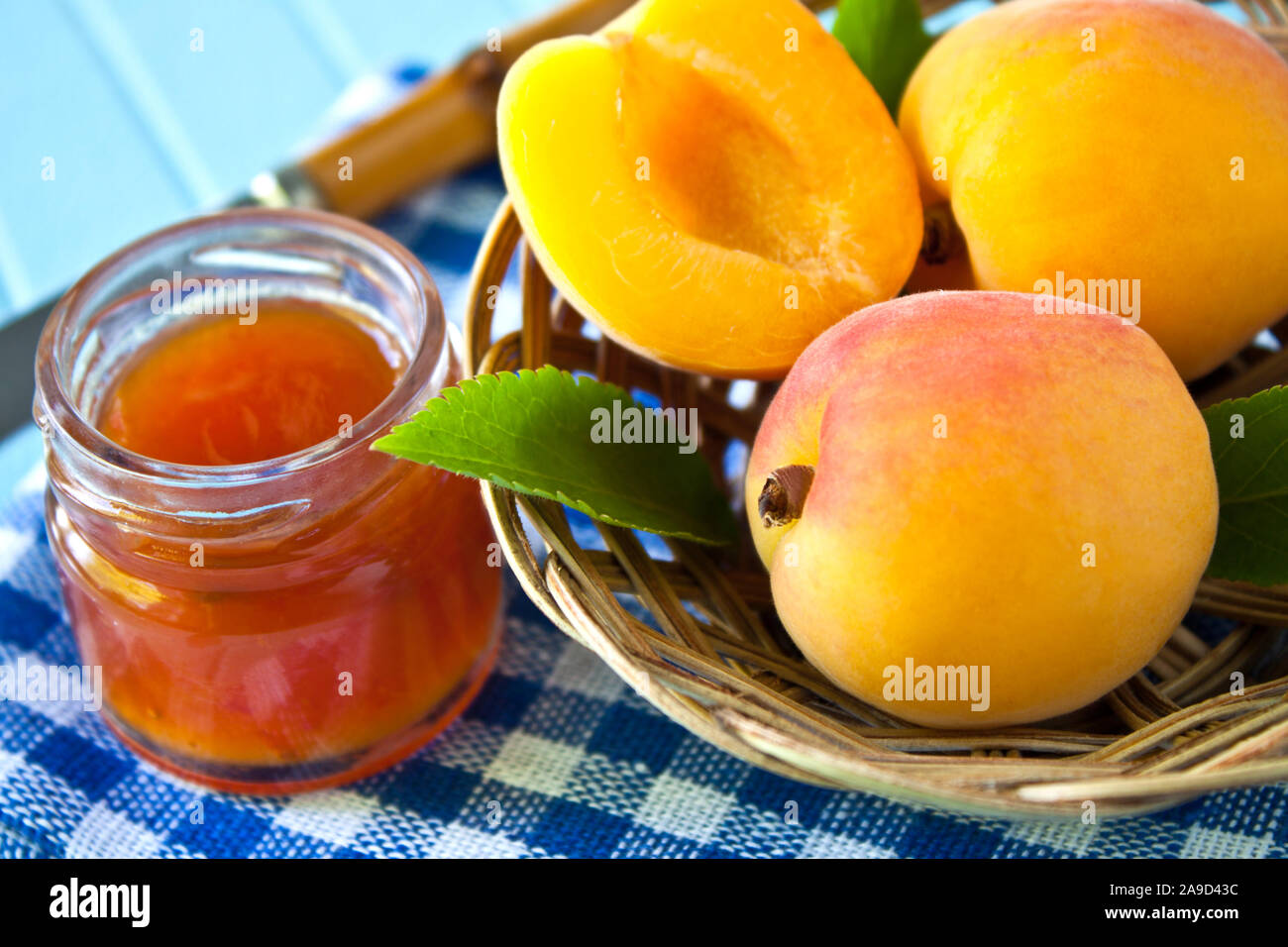 Cooking with apricots Stock Photo - Alamy