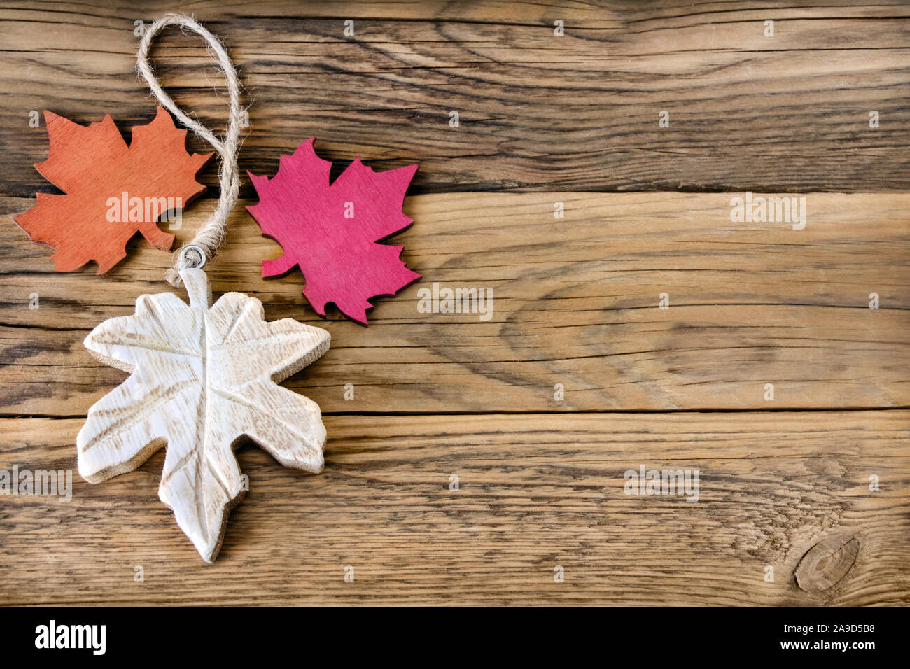 Autumn decorations background Stock Photo - Alamy