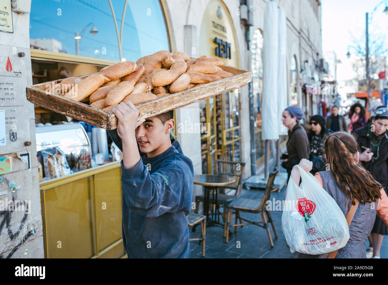 Market in Jerusalem Stock Photo - Alamy