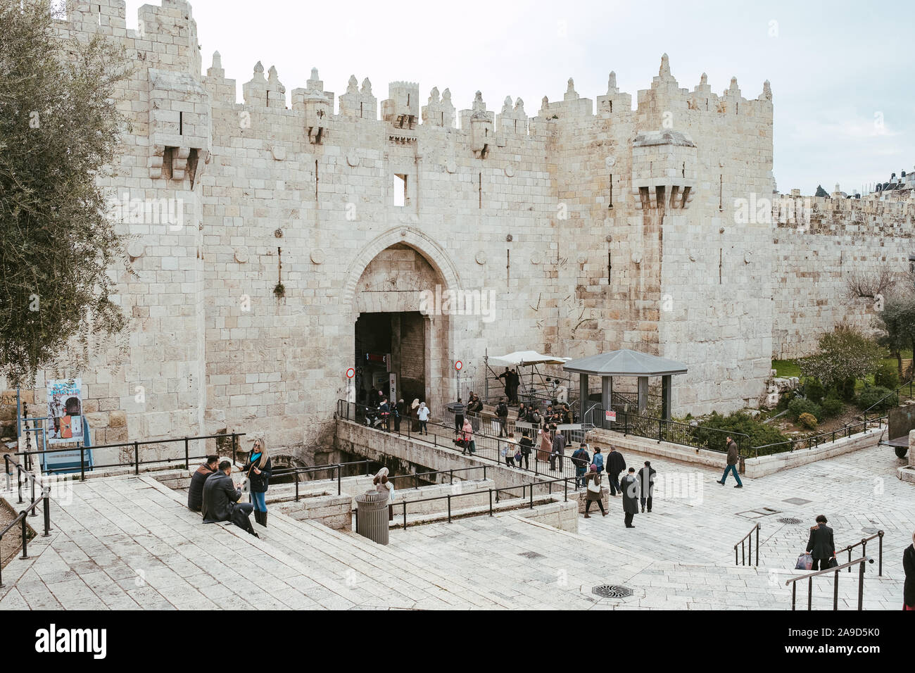 City gate of Jerusalem Stock Photo - Alamy