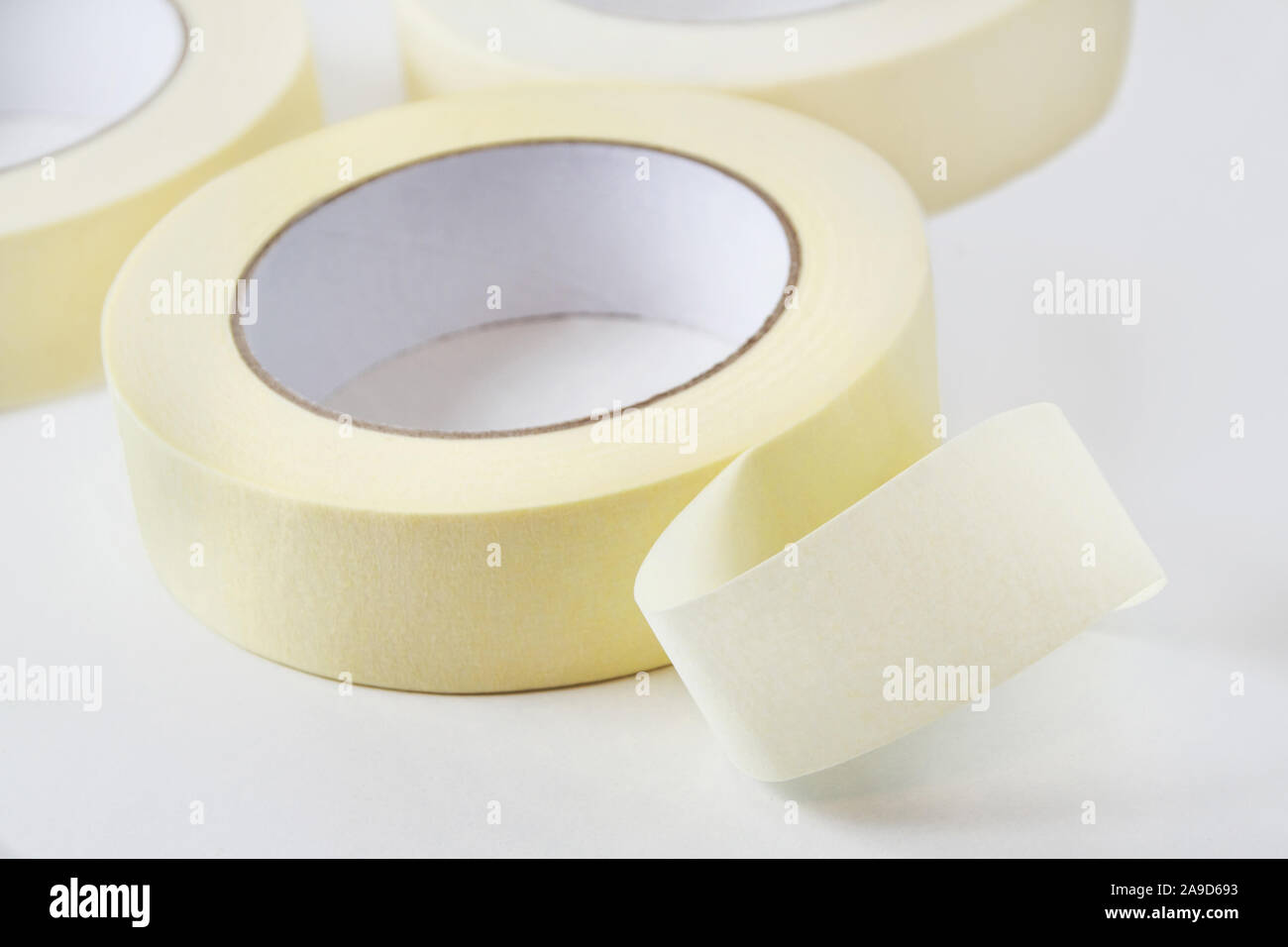 Sticky paper tape Stock Photo - Alamy