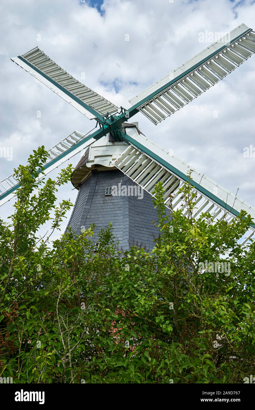 Historic windmill at Krokau, Plön (district), Probstei Region ...