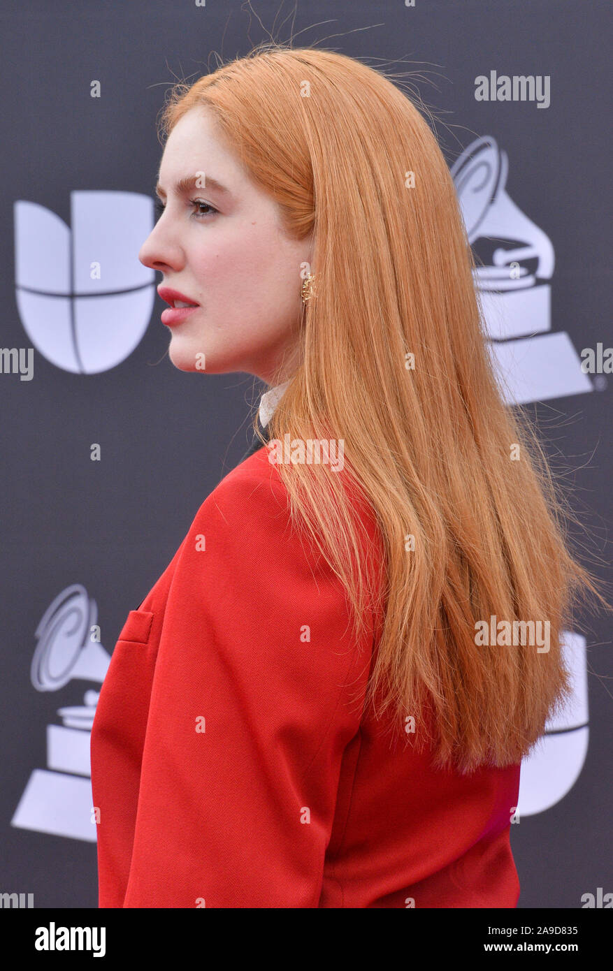 Las Vegas, United States. 14th Nov, 2019. Singer Victoria Kuhne arrives ...