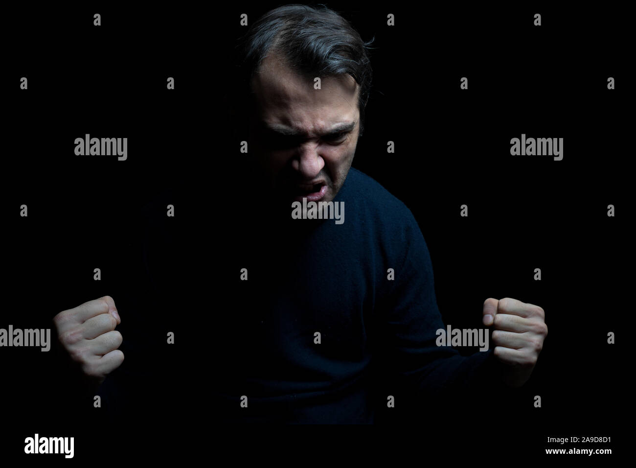 Rage expression hi-res stock photography and images - Alamy