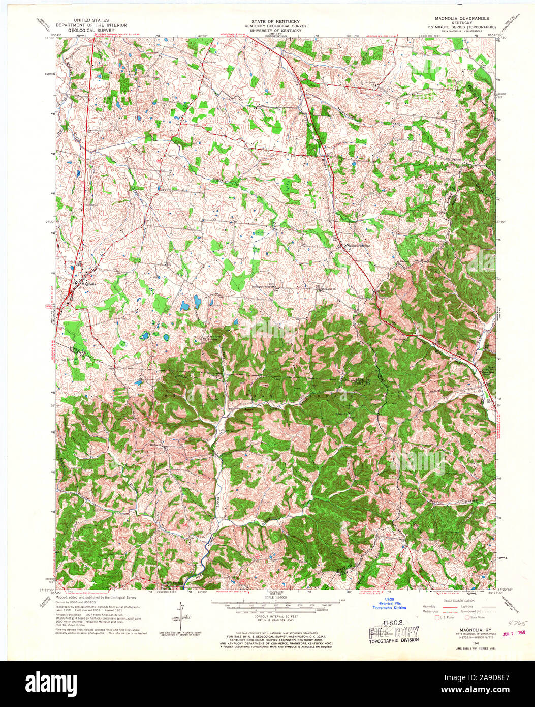 Map of magnolia hi-res stock photography and images - Alamy