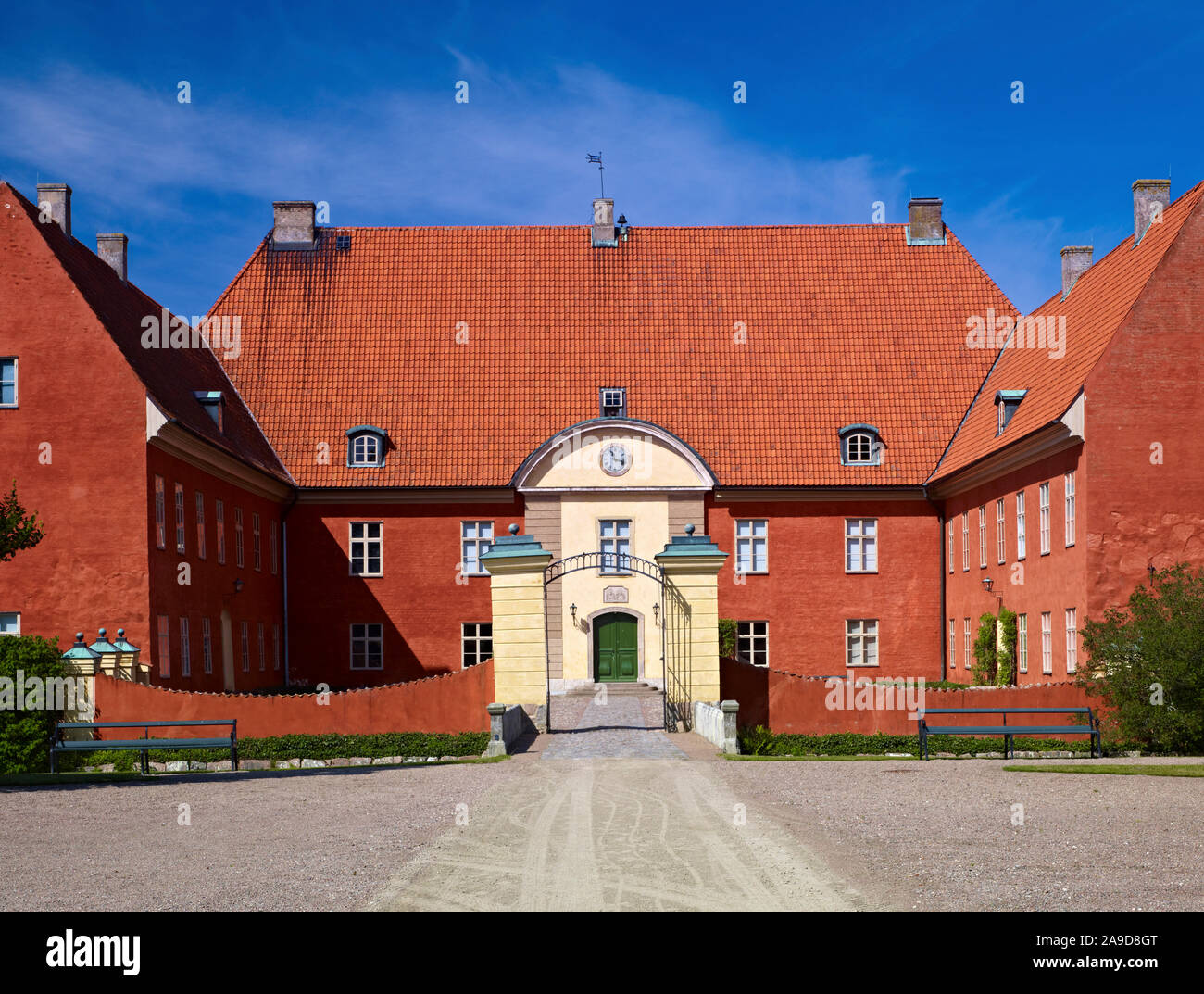 Sweden, Scania, Kullen Peninsula, Höganes, Krapperup Castle Stock Photo ...