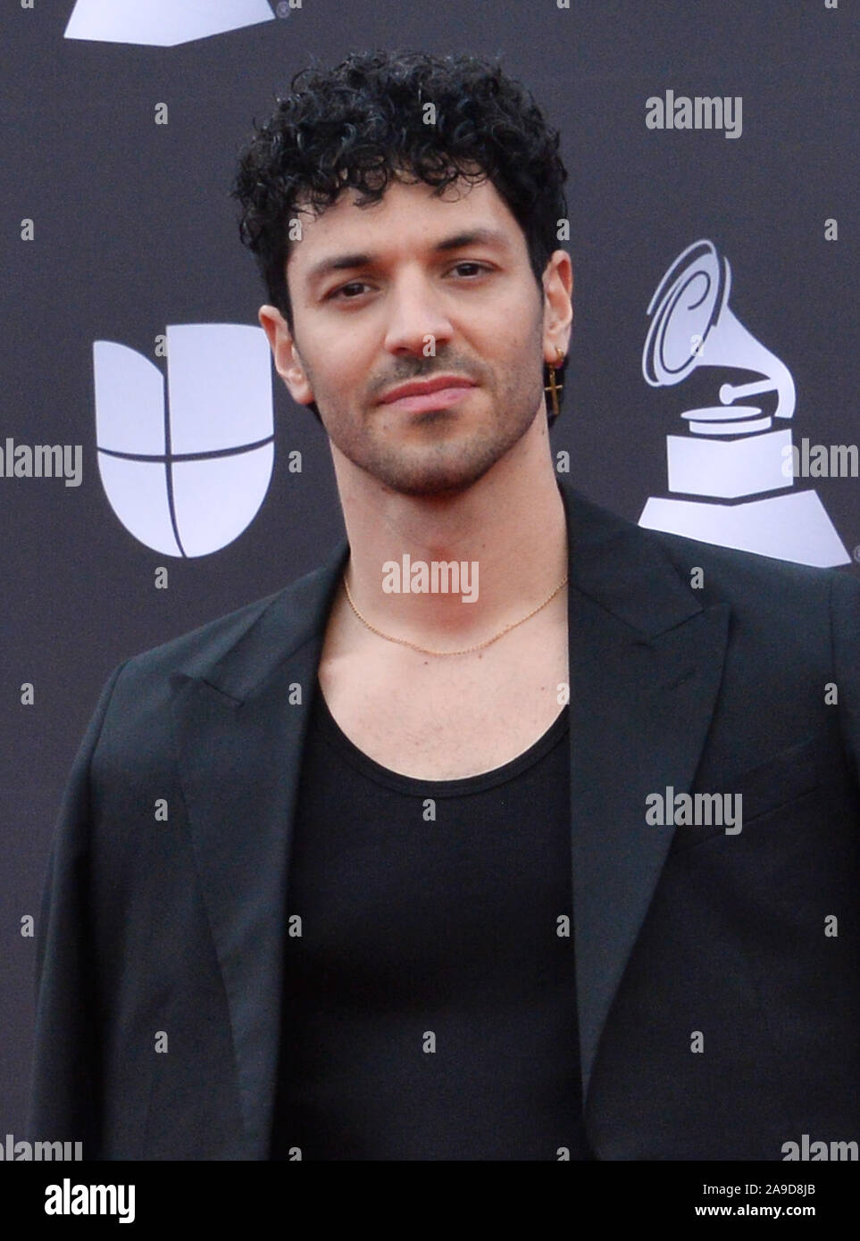 Las Vegas, United States. 14th Nov, 2019. Singer Juan Ingaramo arrives ...