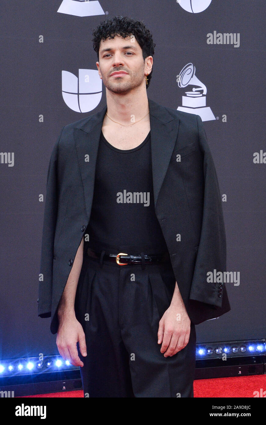 Las Vegas, United States. 14th Nov, 2019. Singer Juan Ingaramo arrives ...