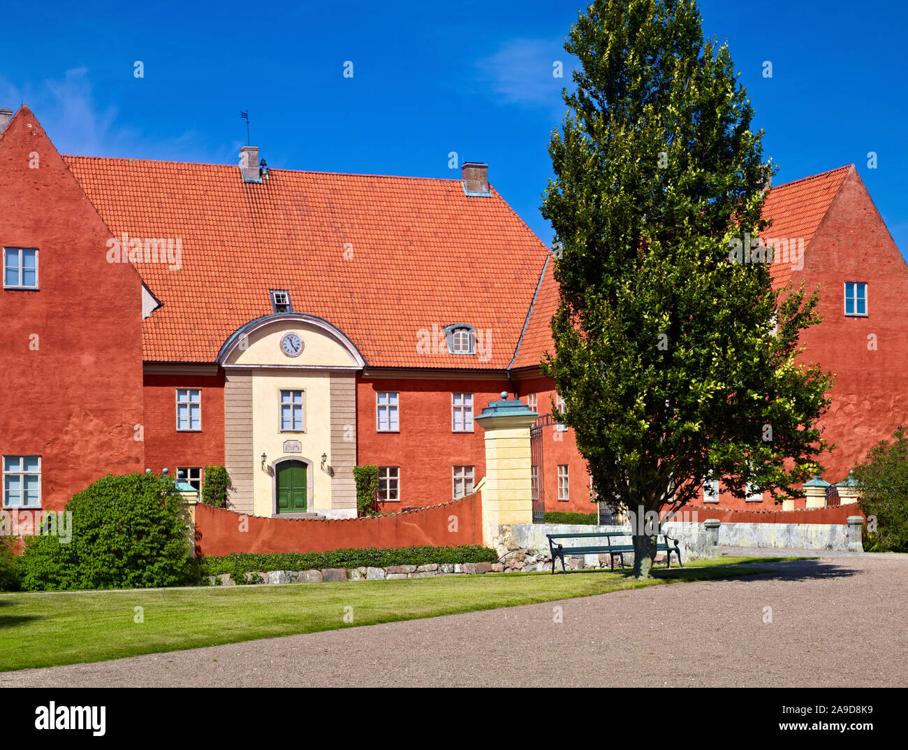 Sweden, Scania, Kullen Peninsula, Höganes, Krapperup Castle Stock Photo ...