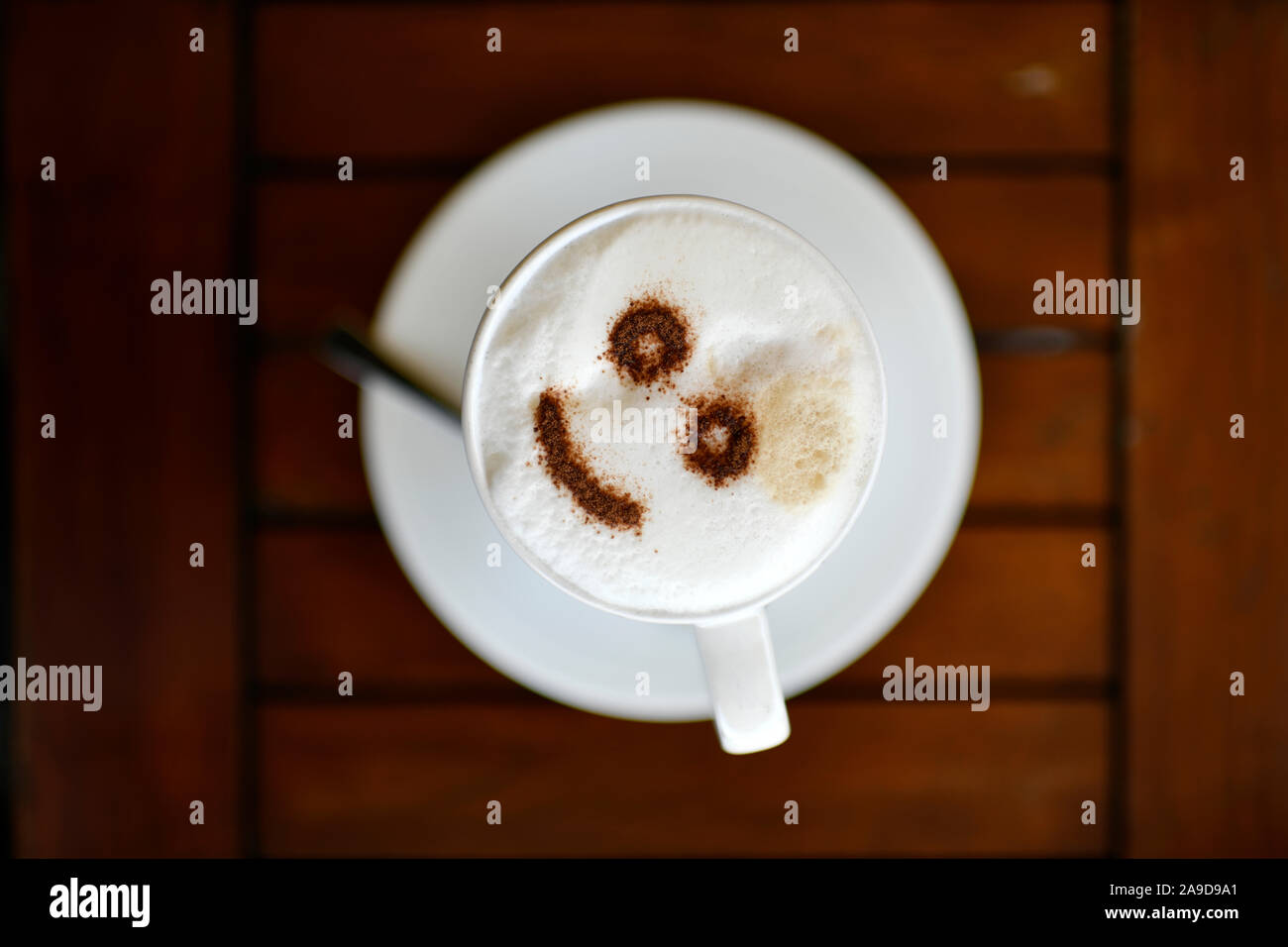 Coffee break cappuccino smiley face hi-res stock photography and images ...