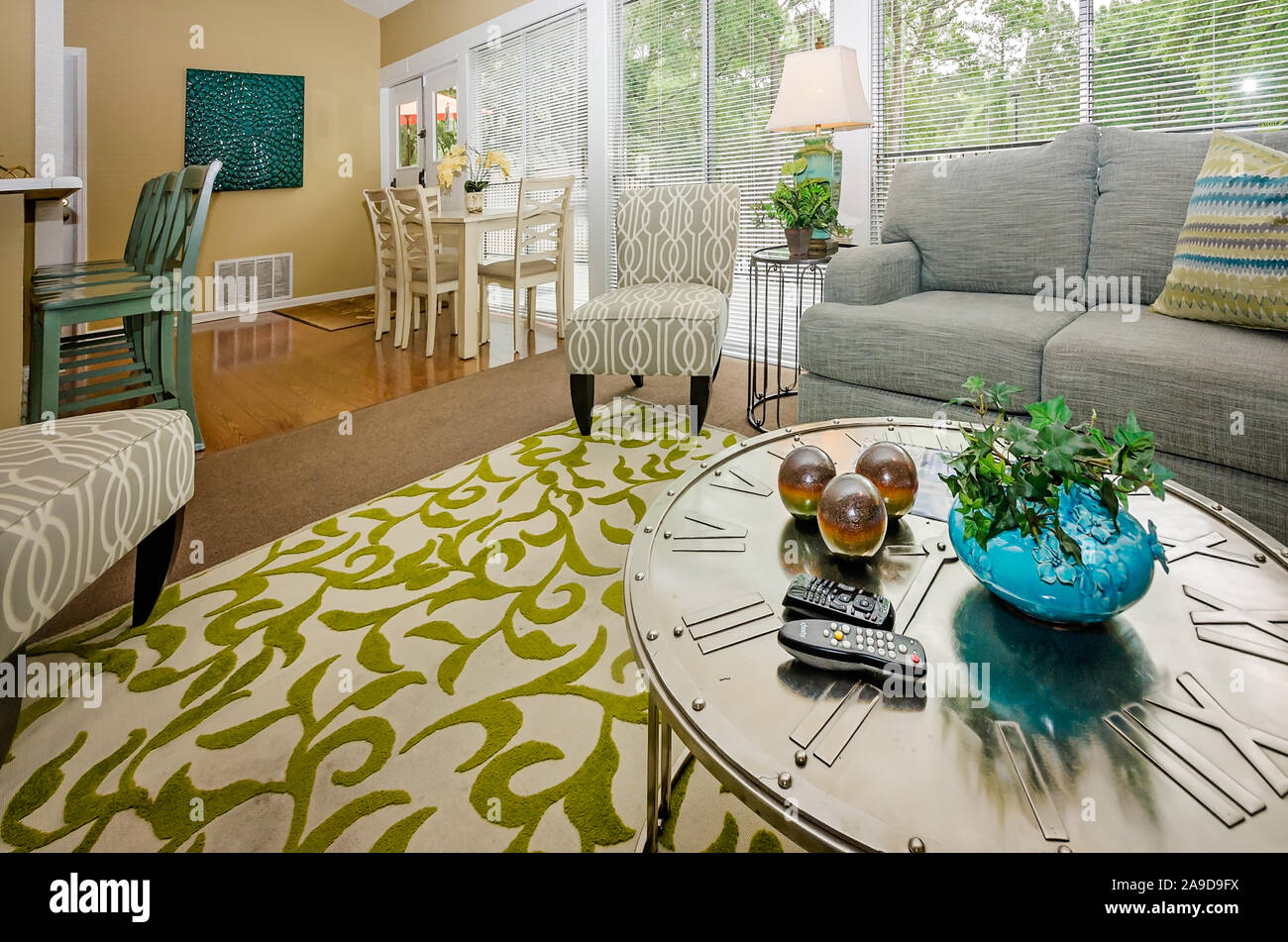 Modern clubhouse interior nobody hi-res stock photography and images ...