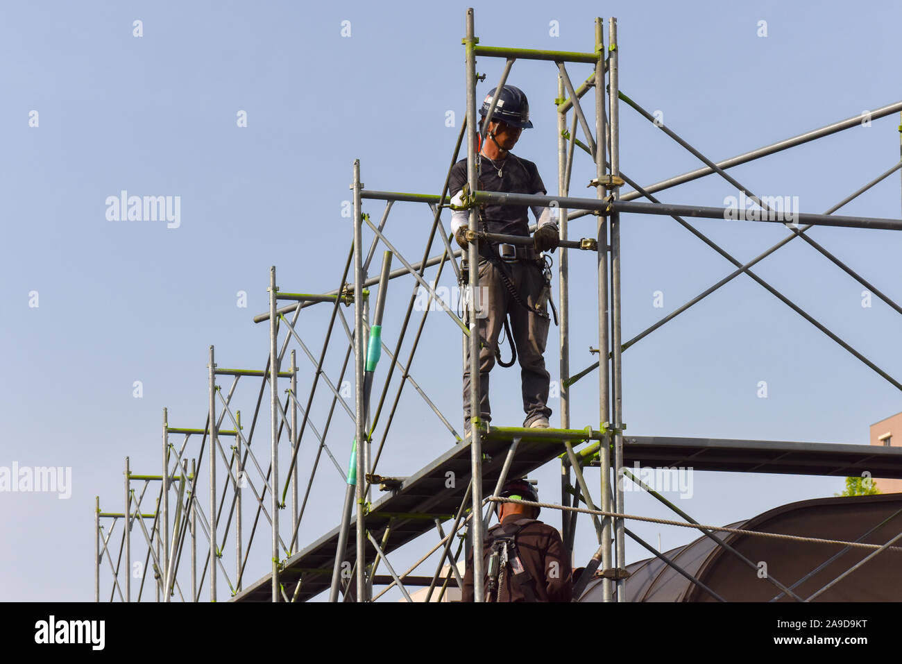 Japanese construction workers hi-res stock photography and images - Alamy