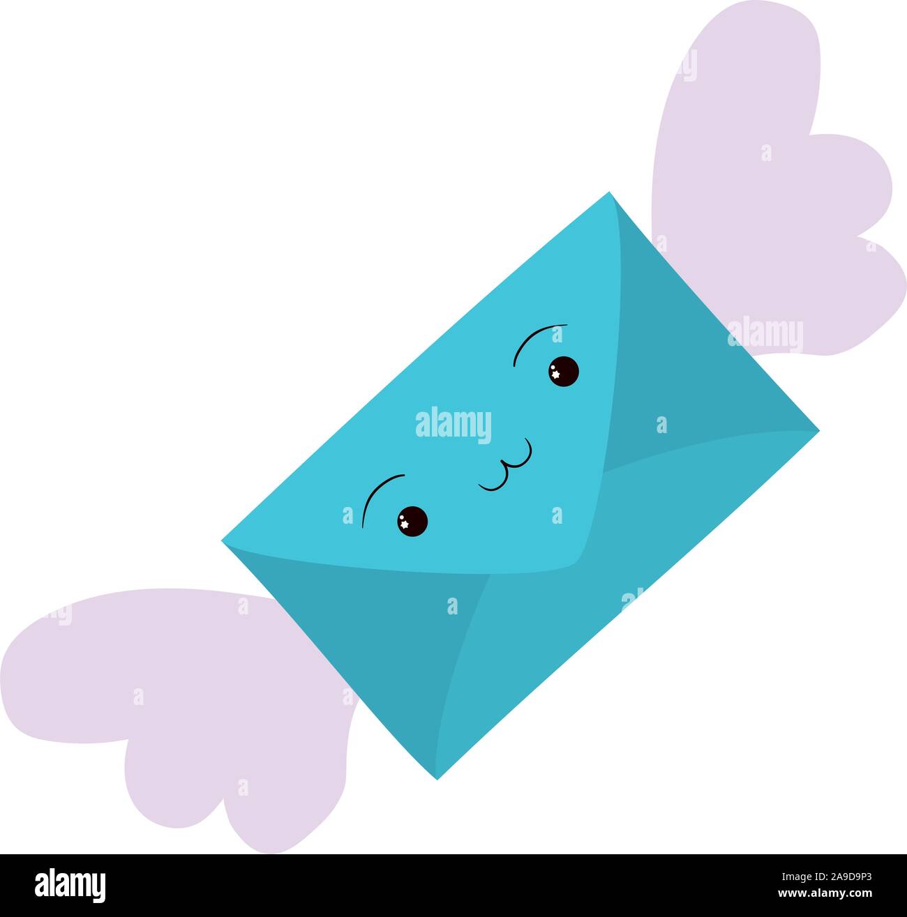 Envelope email wings Stock Vector Images - Alamy