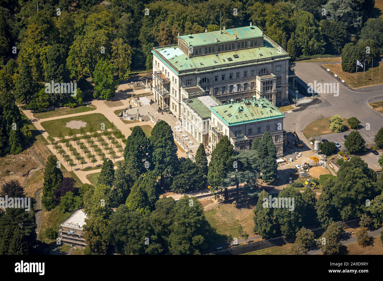 Villa of the industrialist Alfred Krupp from the 19th century, Baldeney ...