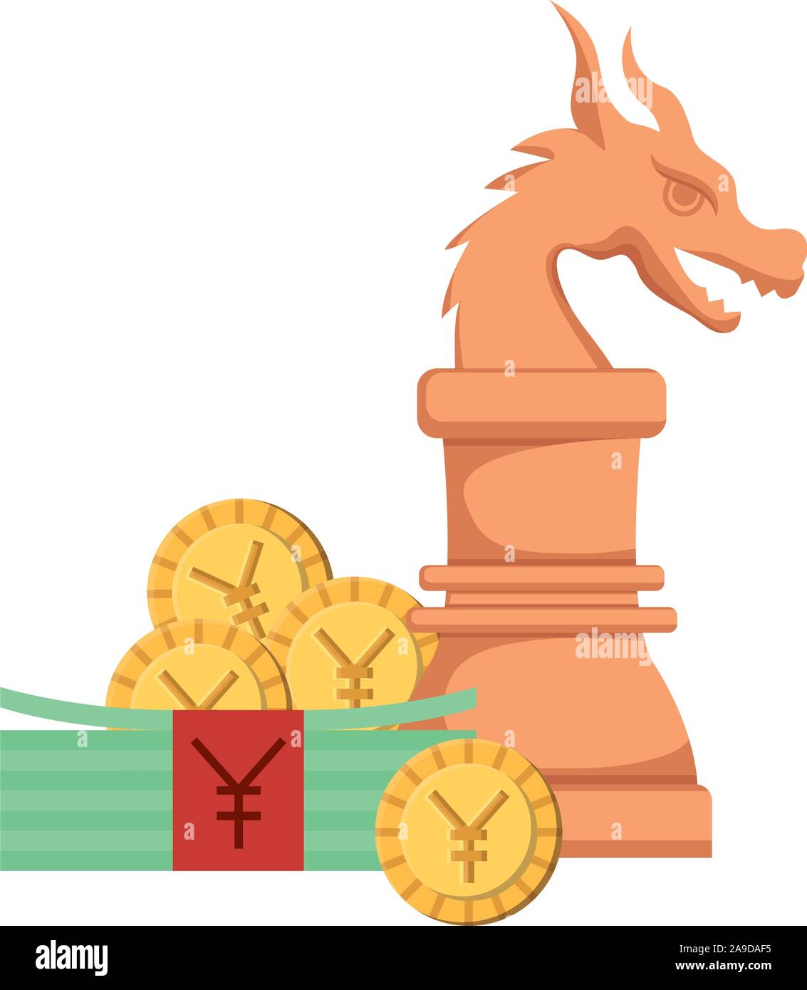 Isolated chinese yuan icon vector design Stock Vector Image & Art - Alamy