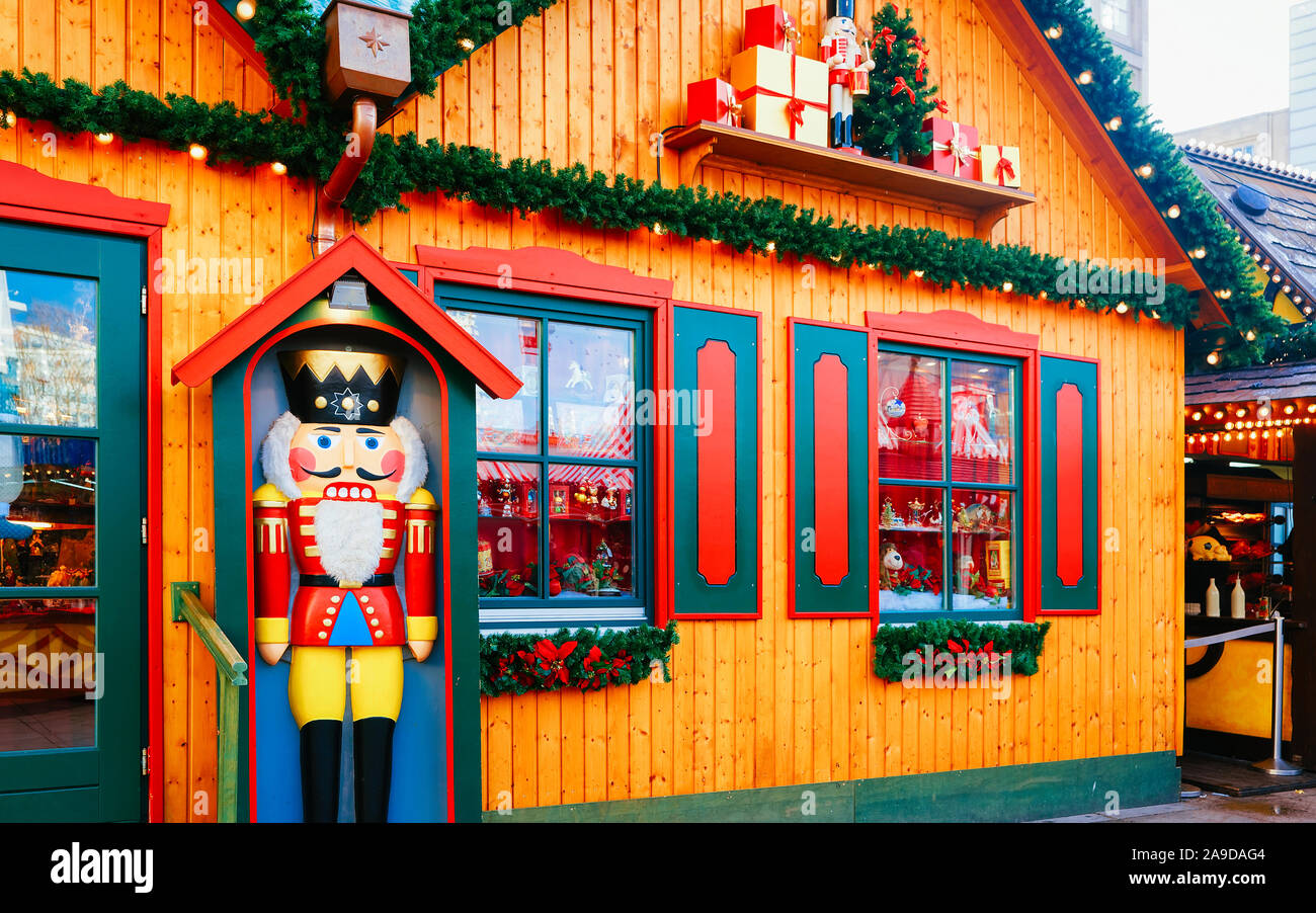 Nutcracker at Christmas Market at Alexanderplatz of Winter Germany new ...