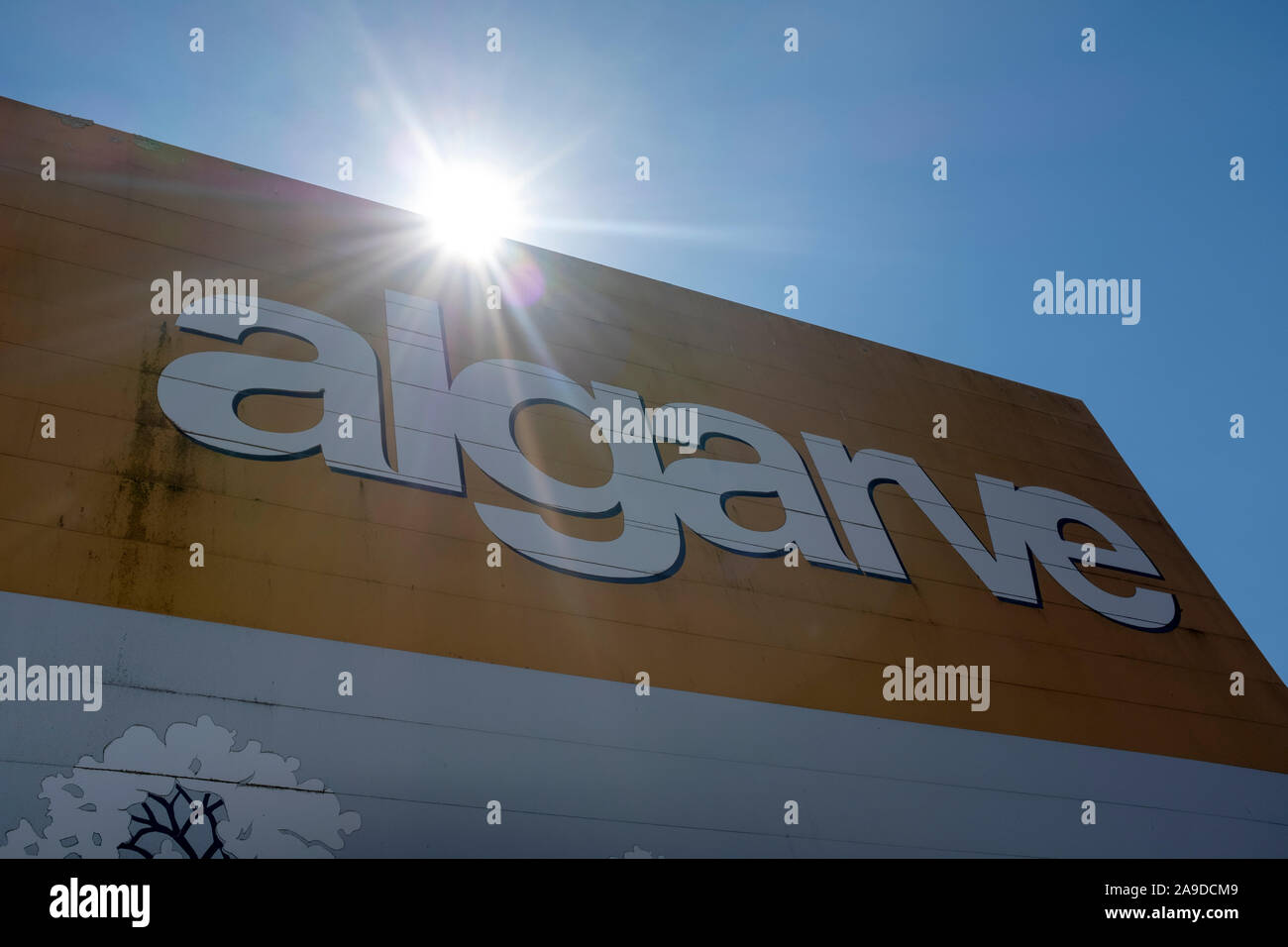 Sign of the Algarve Stock Photo - Alamy