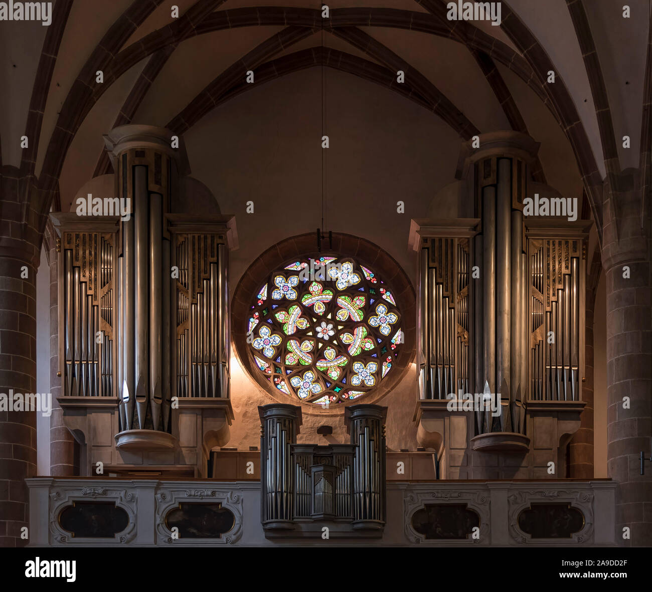 Interior view of a church Stock Photo - Alamy