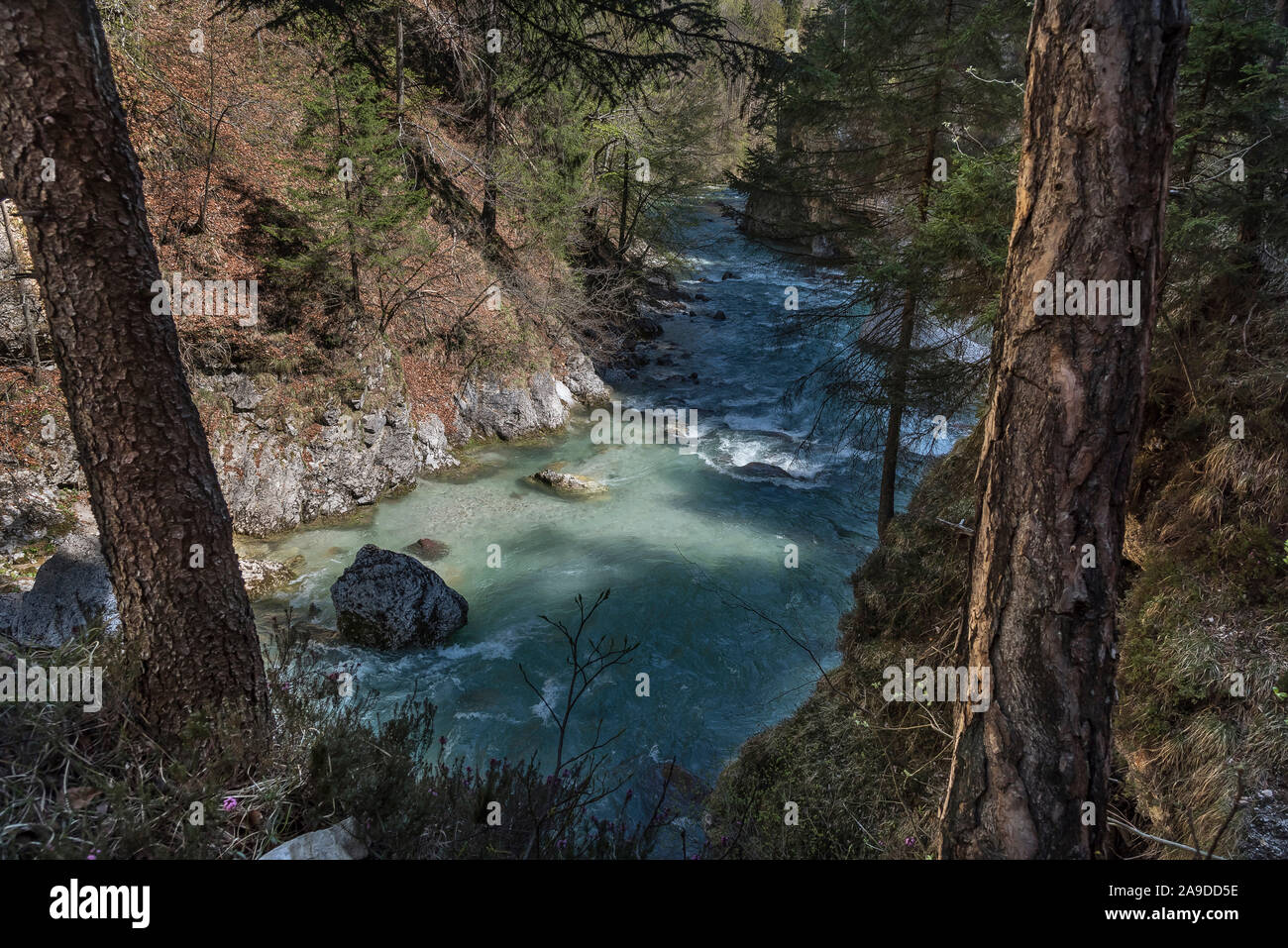 Small gorge in Italy Stock Photo - Alamy
