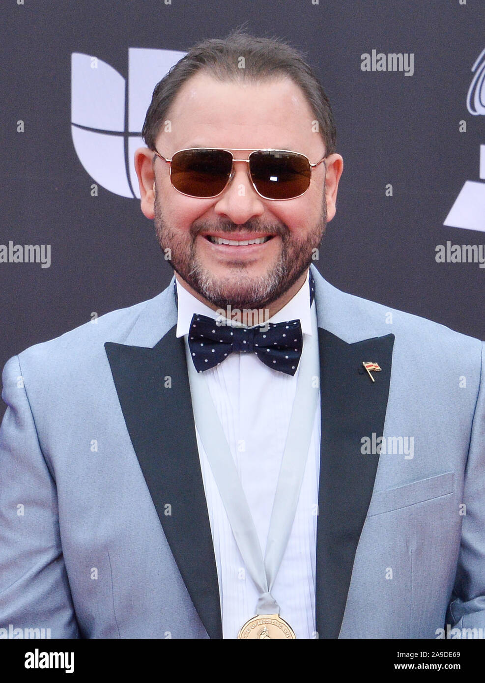 Las Vegas, United States. 14th Nov, 2019. Singer Jorge Castro arrives ...