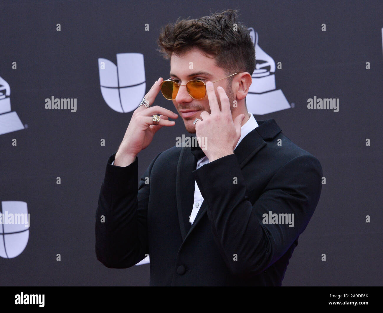 Las Vegas, United States. 14th Nov, 2019. Singer Roco arrives on the ...