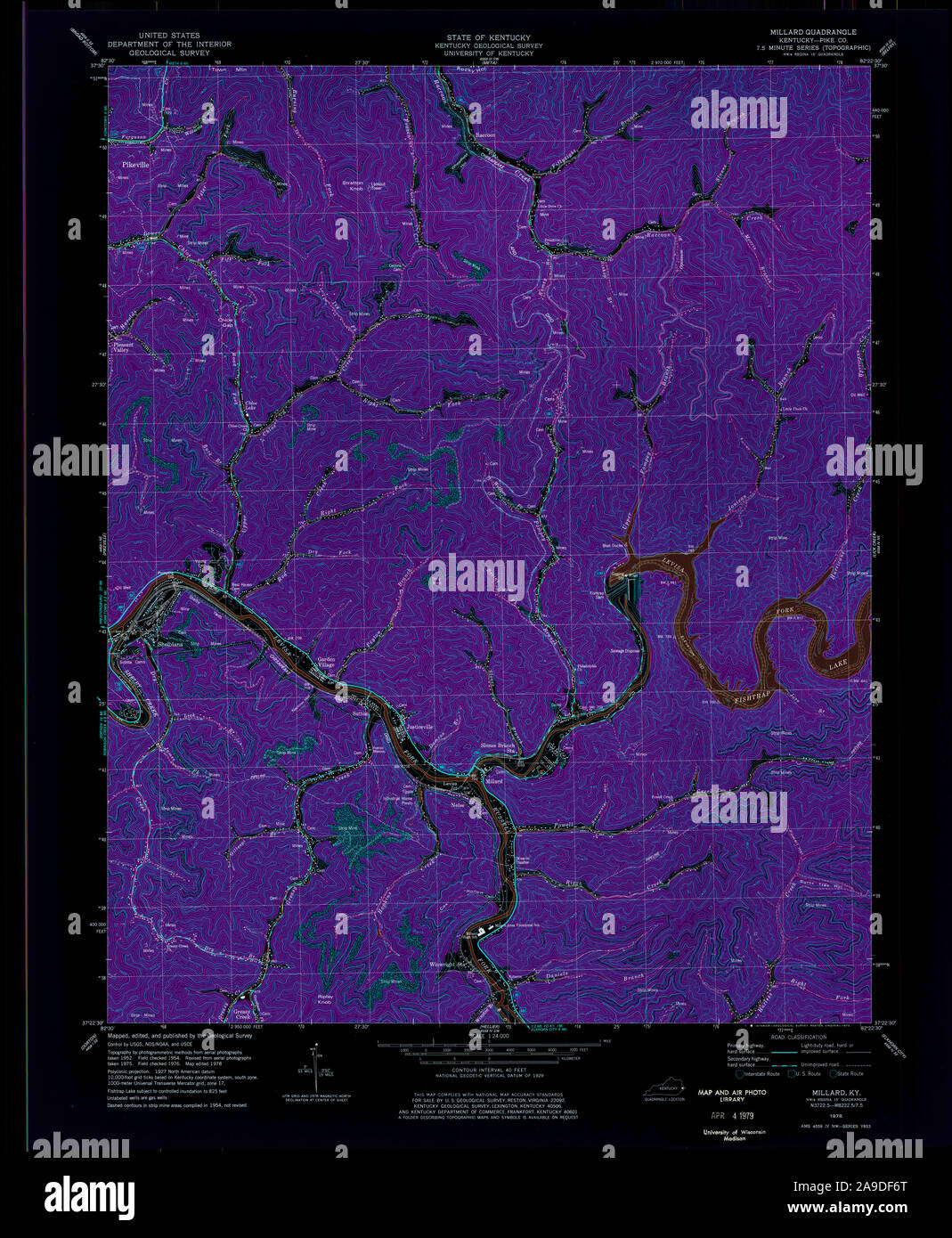Map of millard hi-res stock photography and images - Alamy