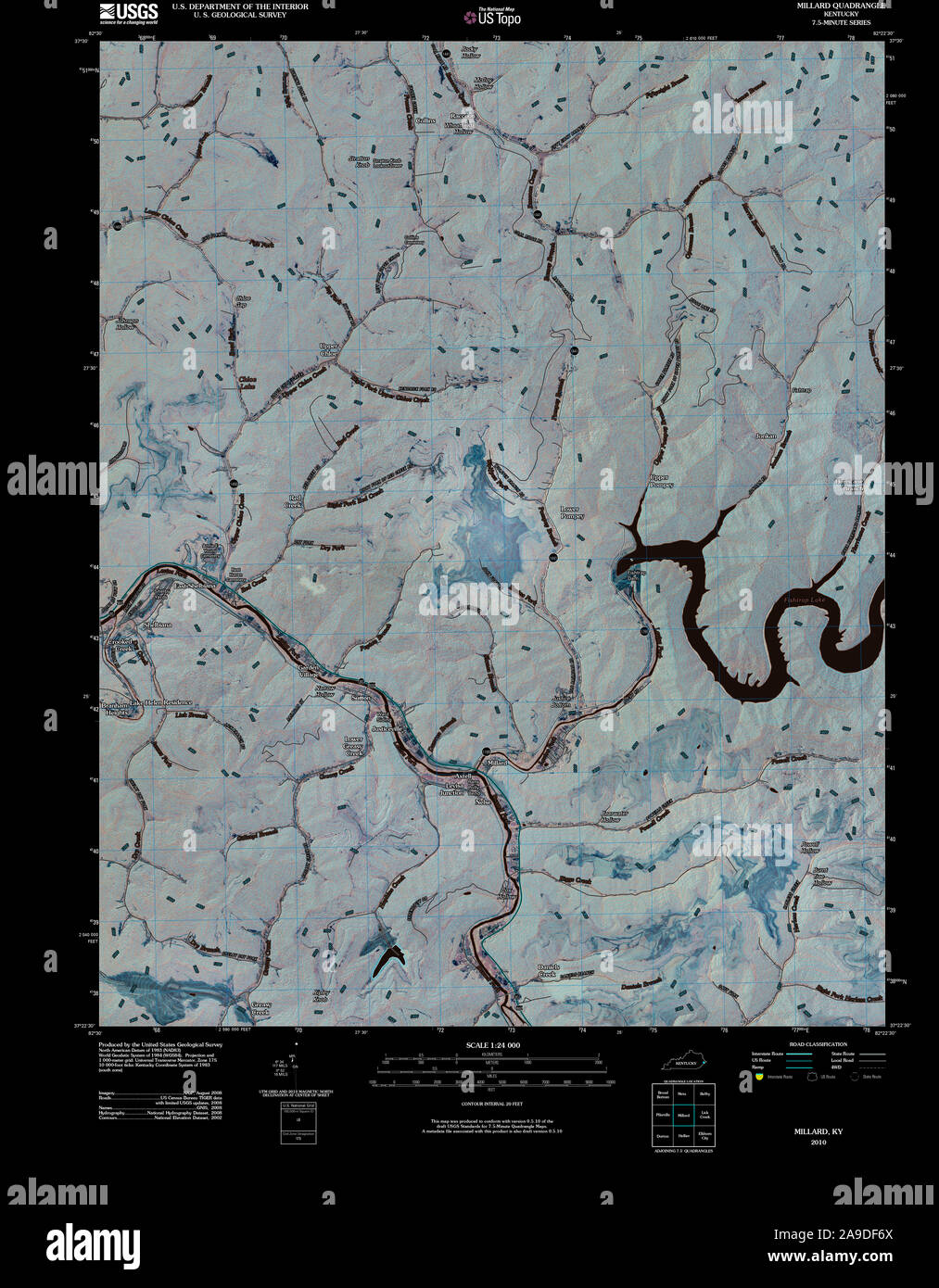 Map of millard hi-res stock photography and images - Alamy
