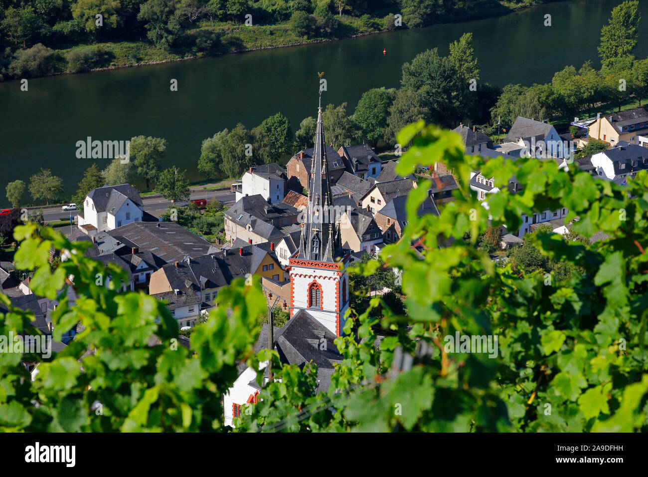 Aerial view scenic ediger eller hi-res stock photography and images - Alamy