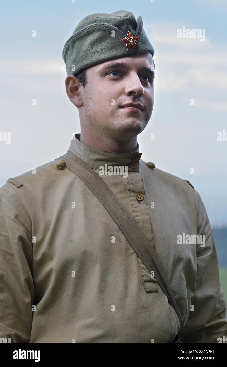 Reconstruction of the events of the Civil war in Russia, the red army ...