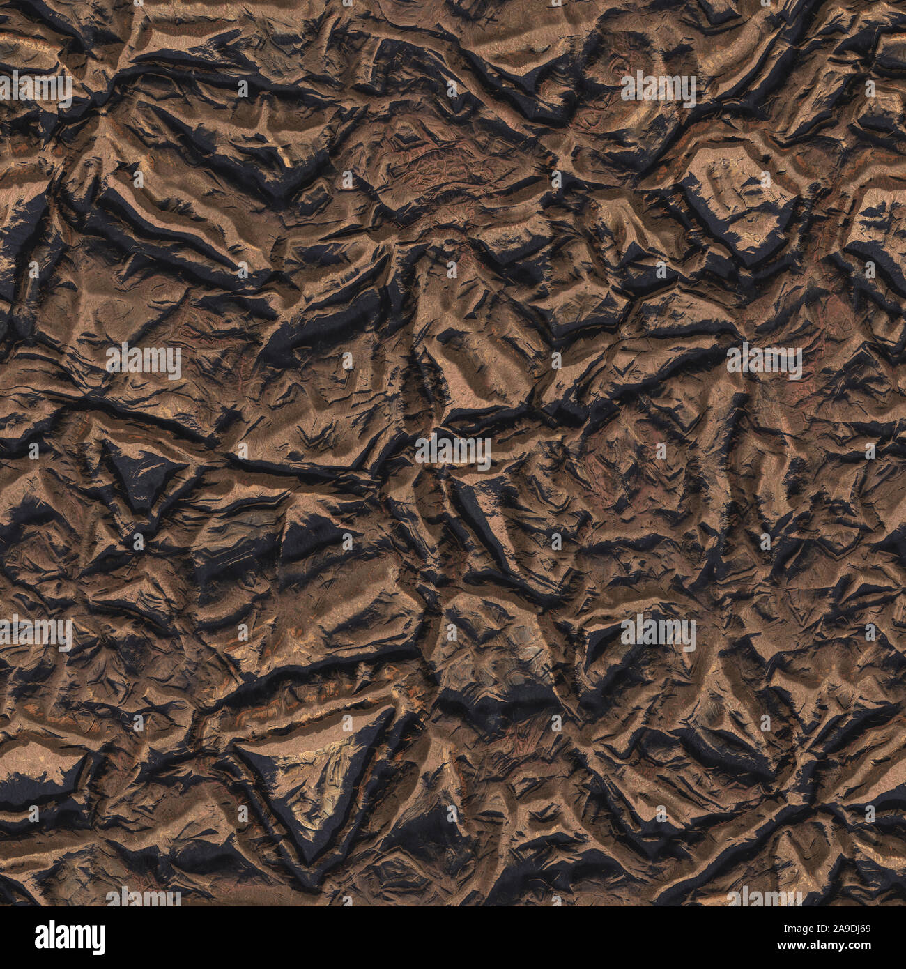 Aerial view from air plane of green nature mountains seamless texture ...