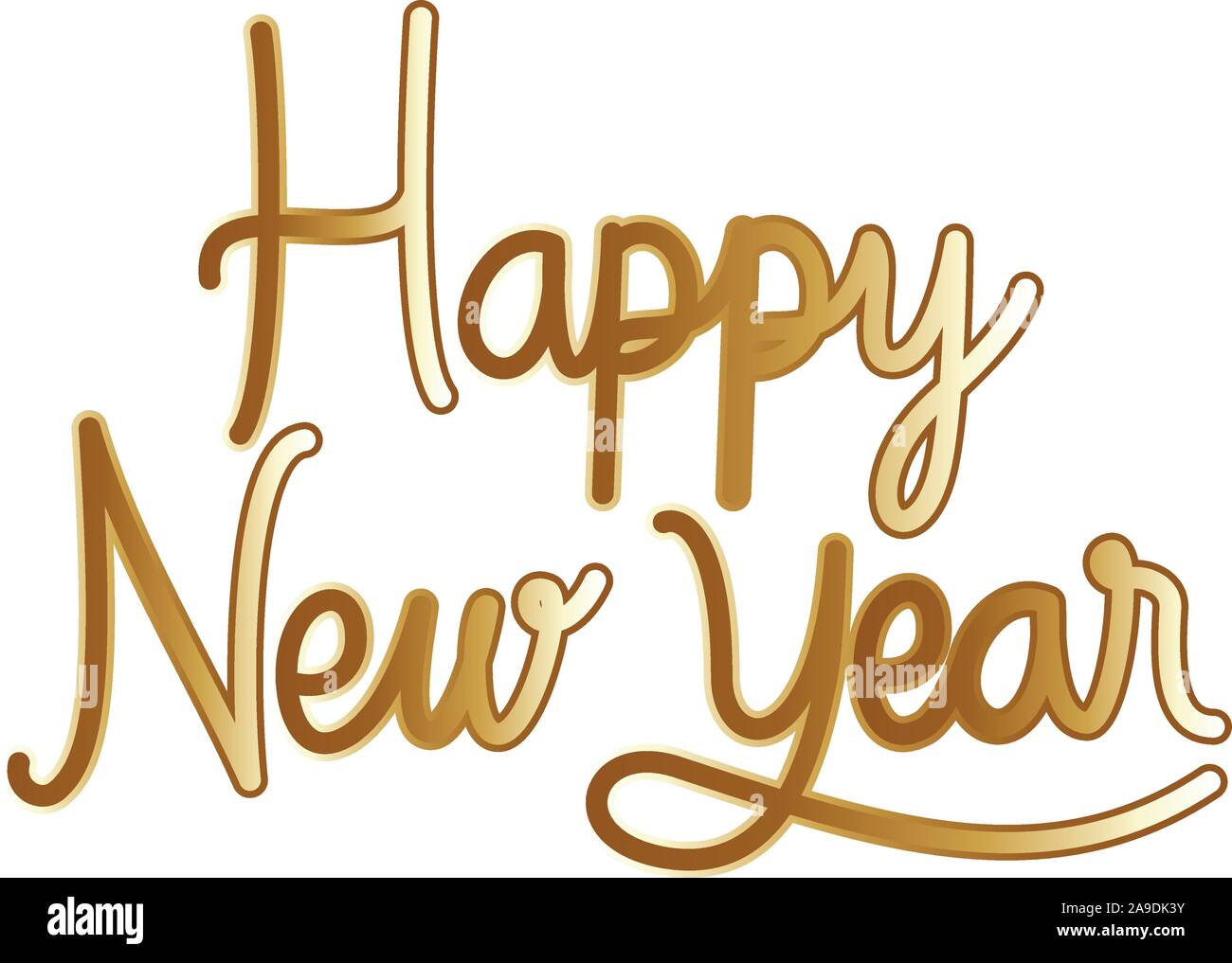 Happy new year vector design Stock Vector Image & Art - Alamy