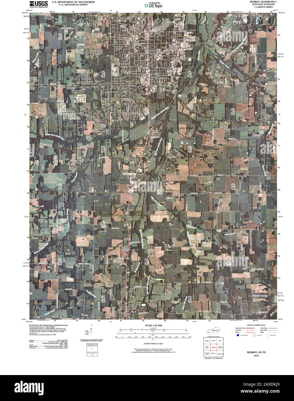 Murray map Cut Out Stock Images & Pictures - Alamy