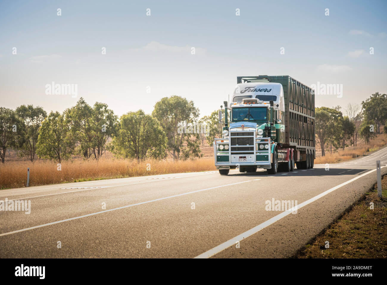 Australia, Road Train Stock Photo - Alamy