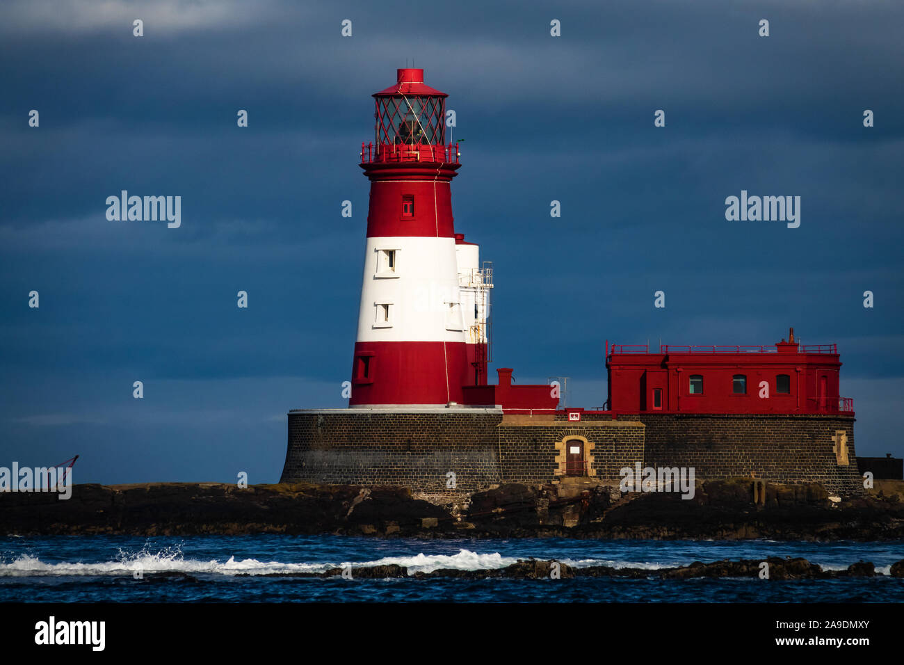 Longstone Island Lighthouse, Farne Islands, England Stock Photo - Alamy