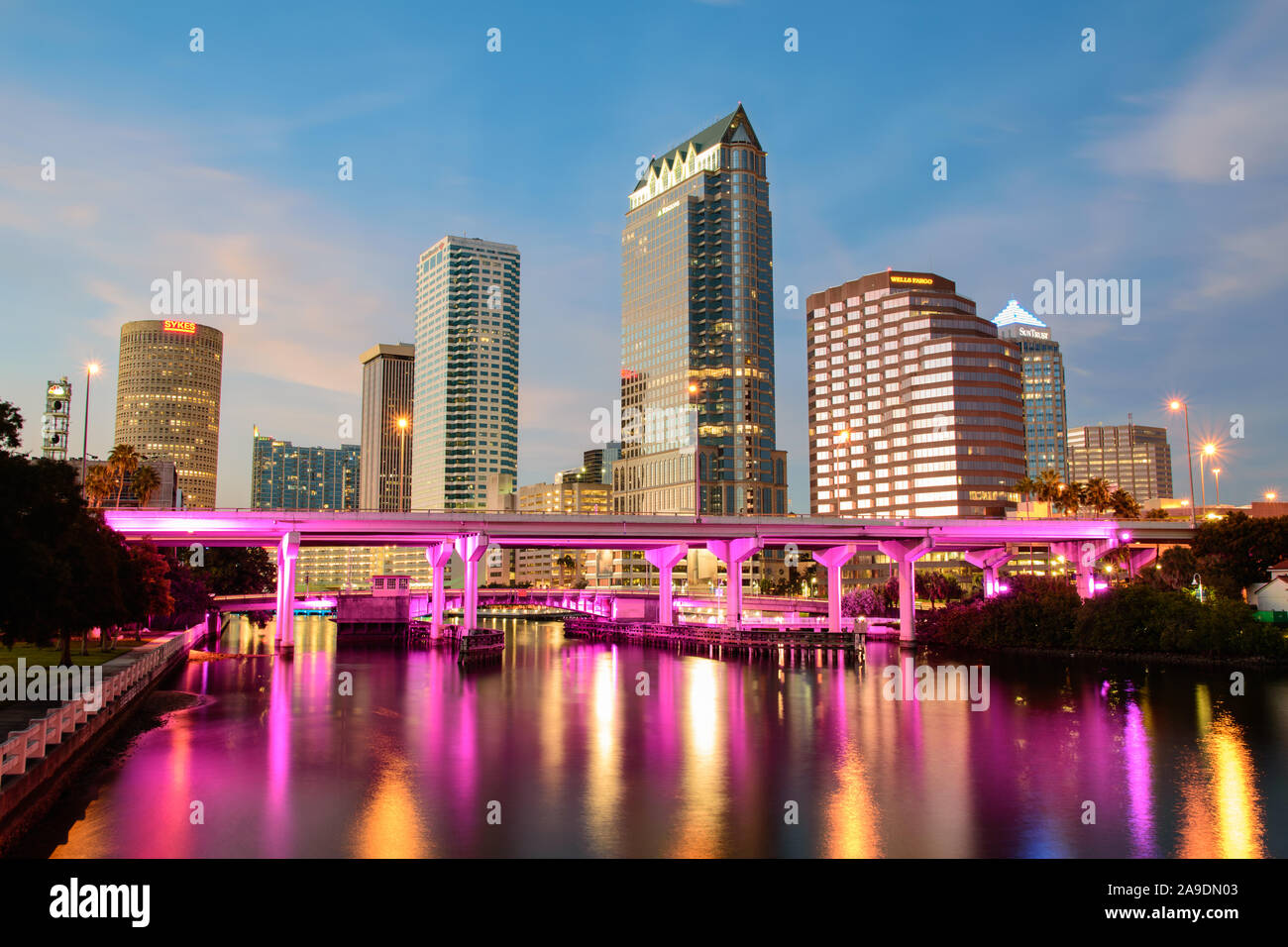 Hillsborough river lights hi-res stock photography and images - Alamy
