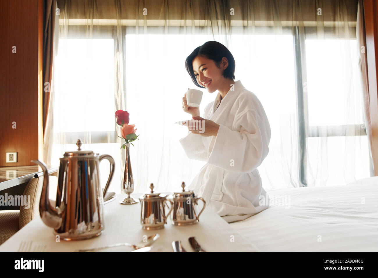 Hotel room coffee maker hi-res stock photography and images - Alamy