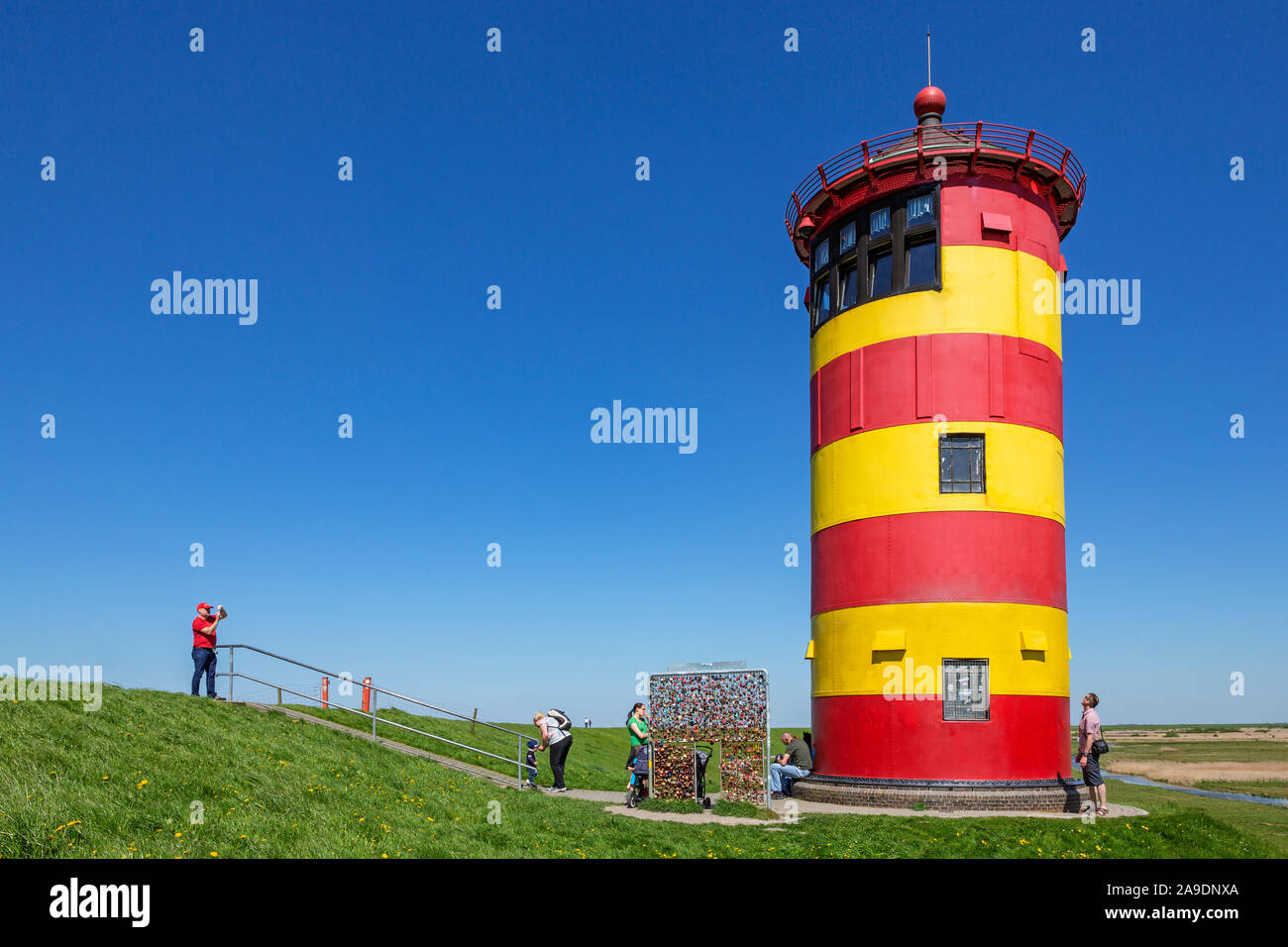 Pilsum lighthouse, Pilsum, East Frisia Stock Photo - Alamy