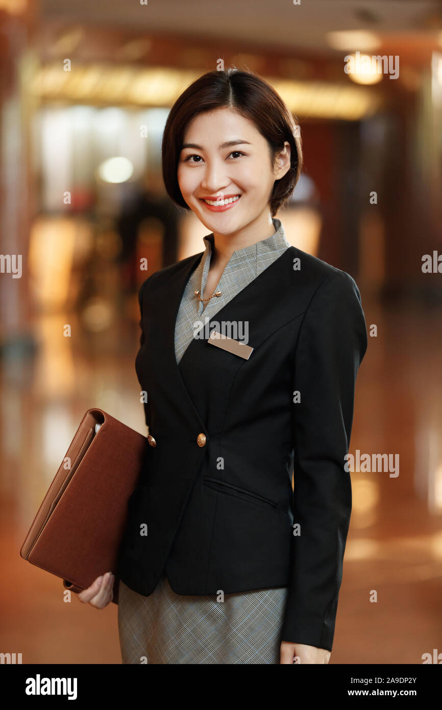 The hotel manager portrait Stock Photo - Alamy
