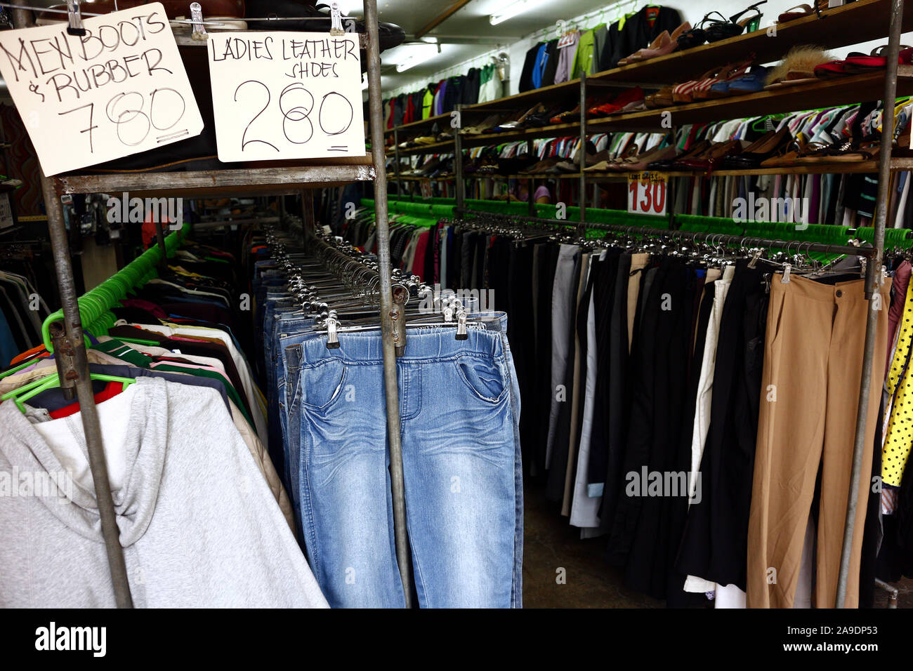ANTIPOLO CITY, PHILIPPINES - NOVEMBER 14, 2019: Wide variety of factory ...