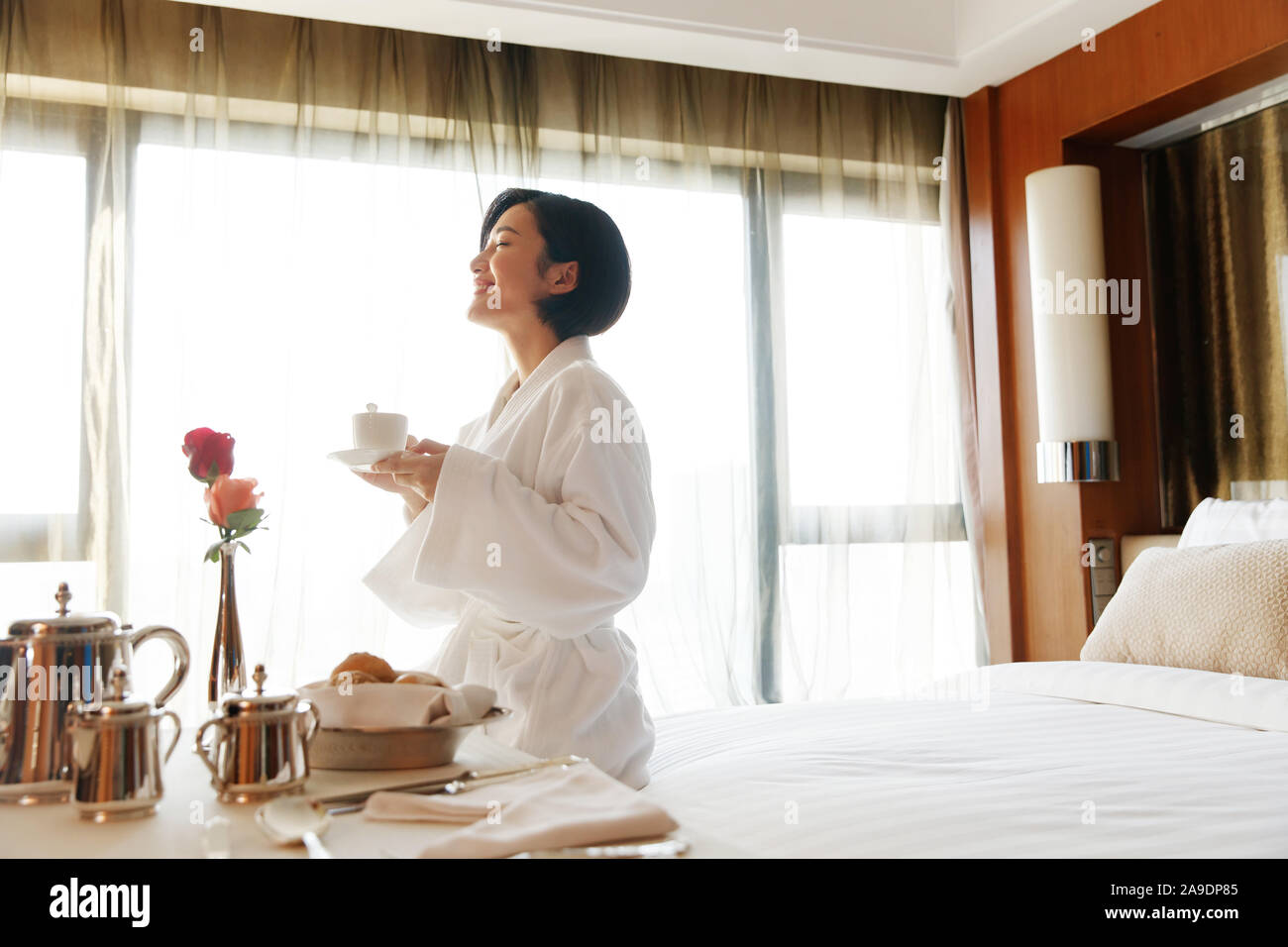 Hotel room coffee maker hi-res stock photography and images - Alamy