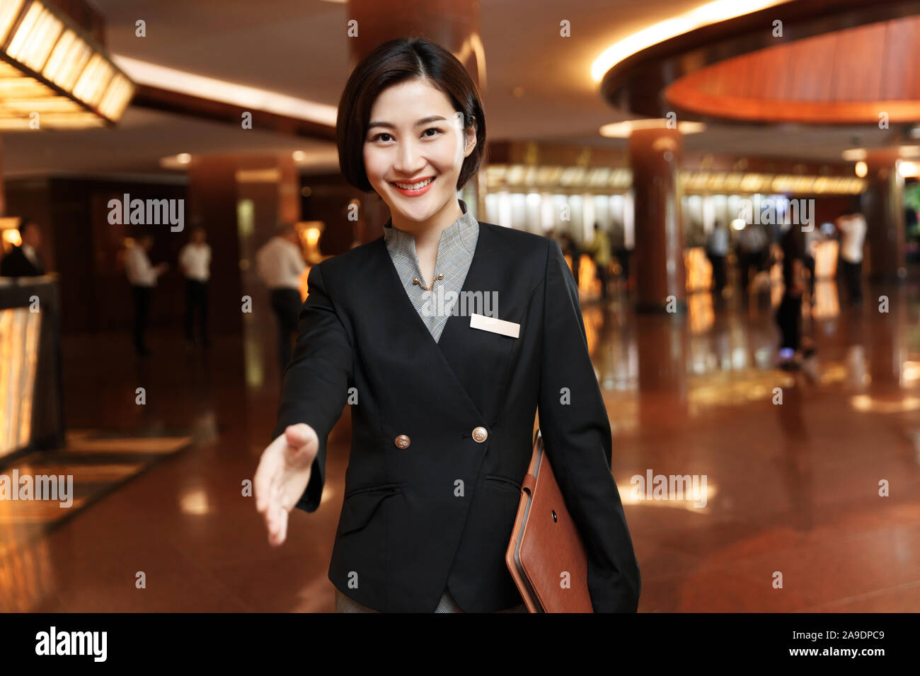 The hotel manager portrait Stock Photo - Alamy