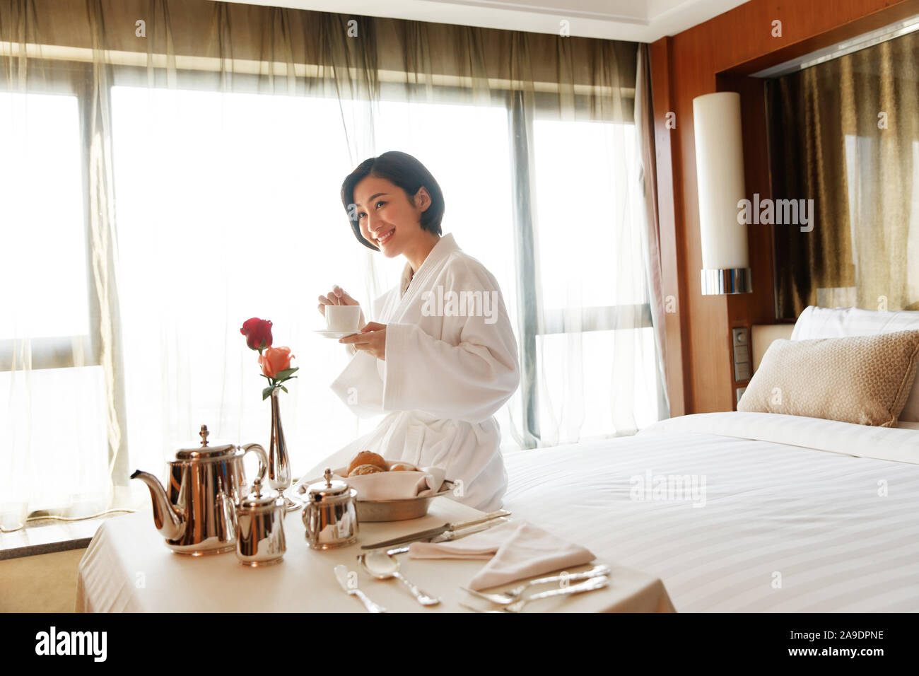 Hotel room coffee maker hi-res stock photography and images - Alamy
