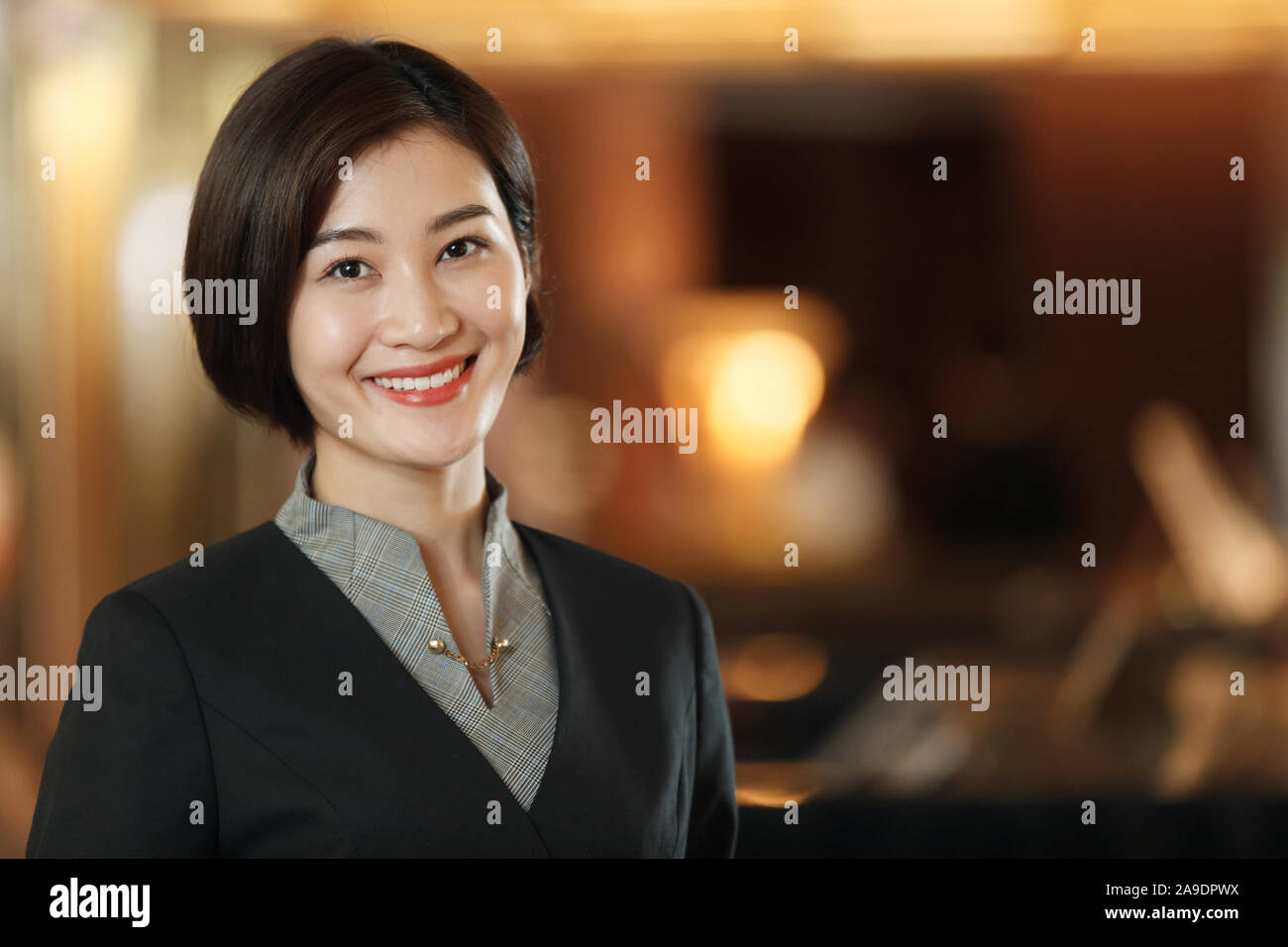 The hotel manager portrait Stock Photo - Alamy