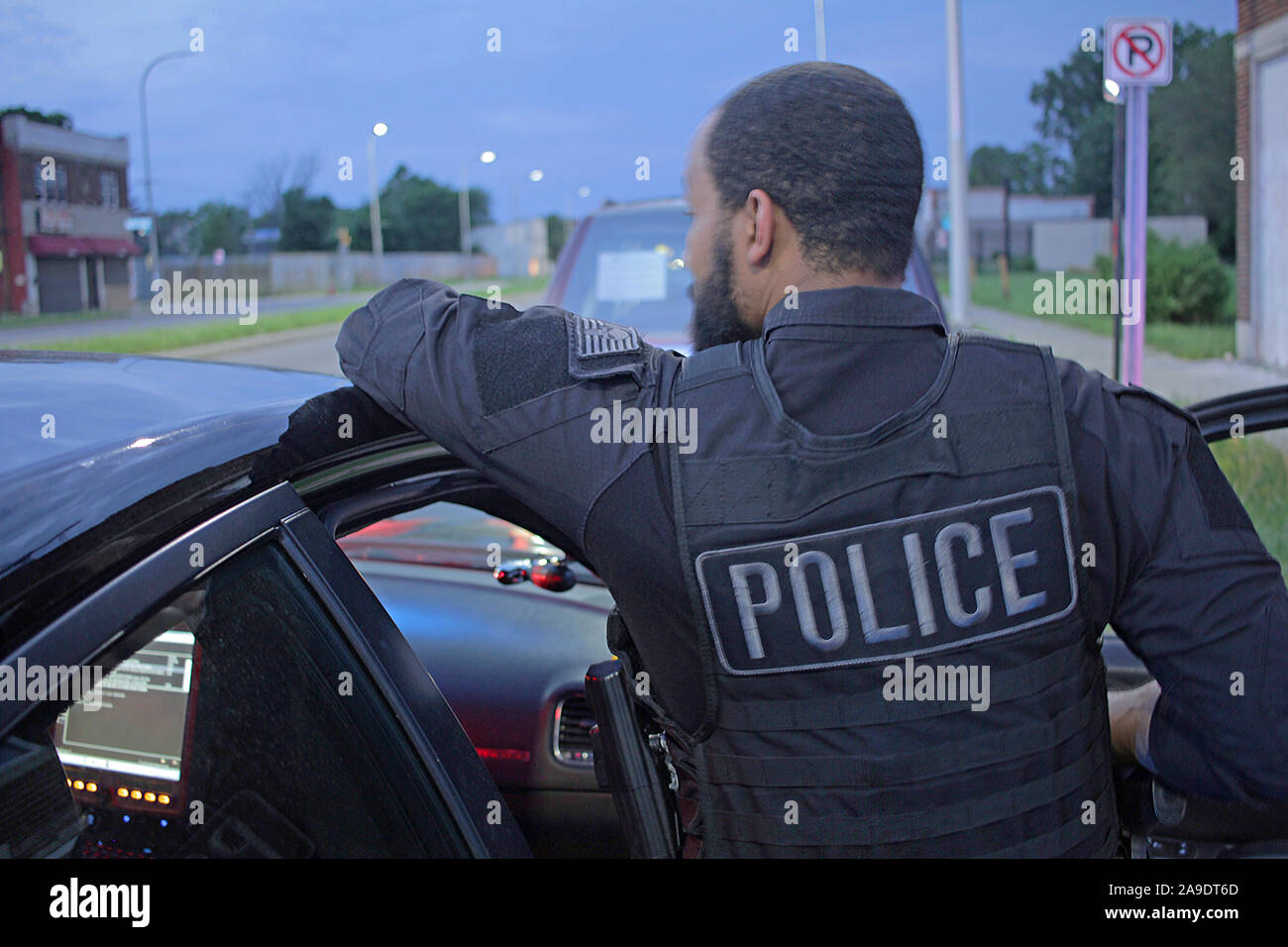 American police force hi-res stock photography and images - Alamy