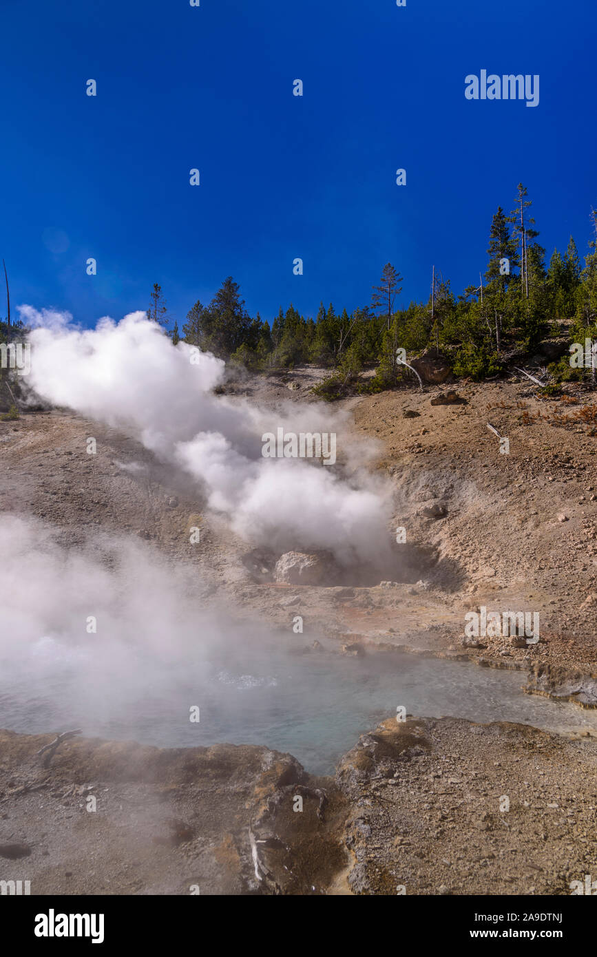 Beryl spring yellowstone national park hi-res stock photography and ...