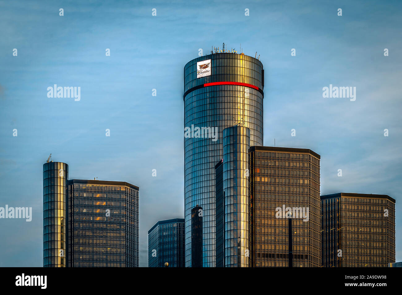 Detroit marriott at the renaissance center hi-res stock photography and ...