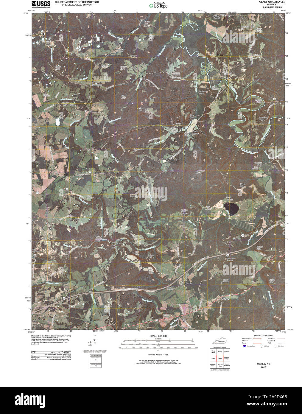Map of olney hi-res stock photography and images - Alamy