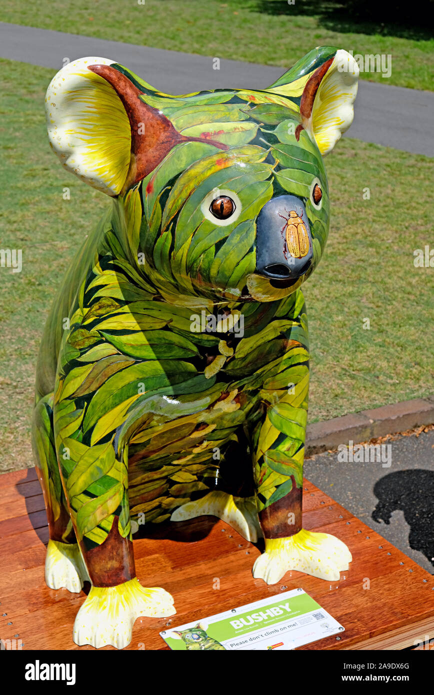 Sydney, Australia - October 12, 2019: Hello Koalas is a unique concept ...