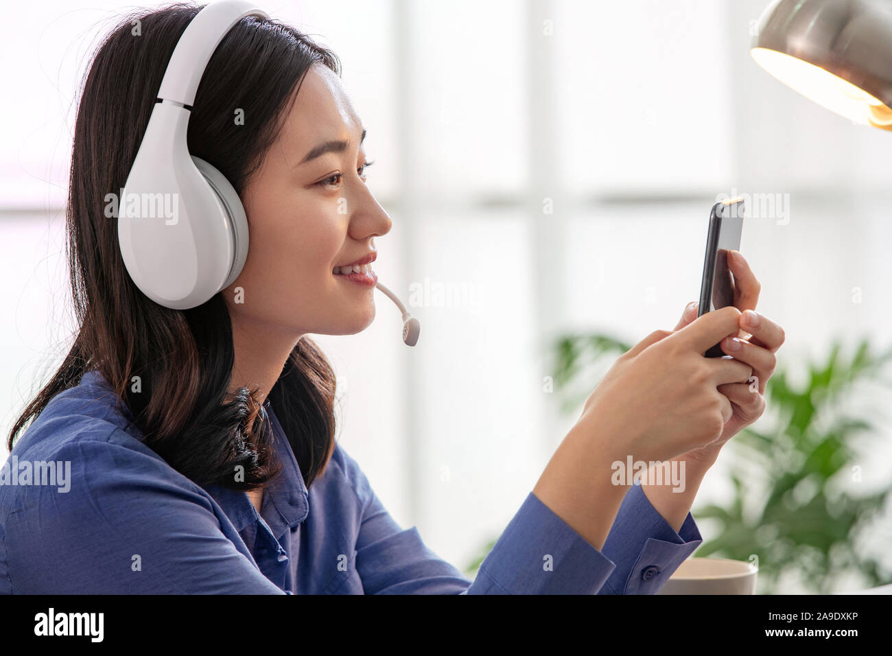 Young women online learning Stock Photo - Alamy
