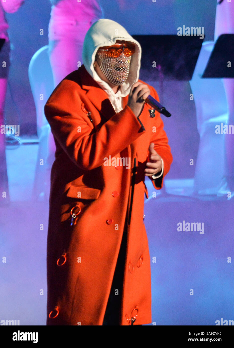 Las Vegas, United States. 14th Nov, 2019. Bad Bunny performs onstage ...